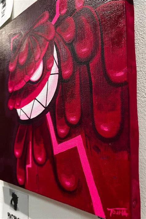 Touma Magma Original Artwork On Canvas Touma And Mao Exhibition Q Pop