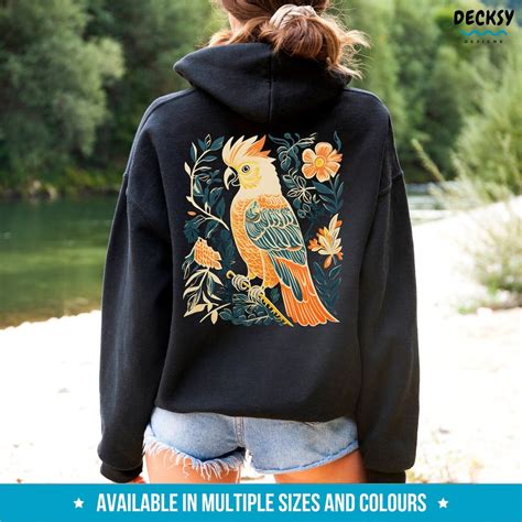 Cockatoo Hoodie Parrot Sweatshirt Bird Lover T Australian Birds