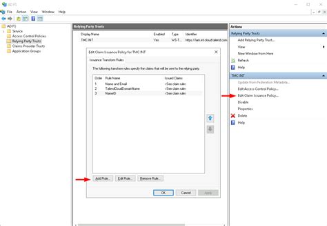 Configuring Custom Roles Claim Rule Example Talend Cloud Single