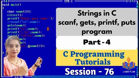 c 76 strings in c program on strings part 4 getsscanfputsprintf