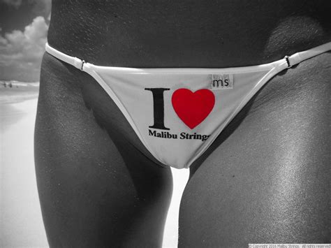 MalibuStrings Com Bikini I Heart Malibu Strings