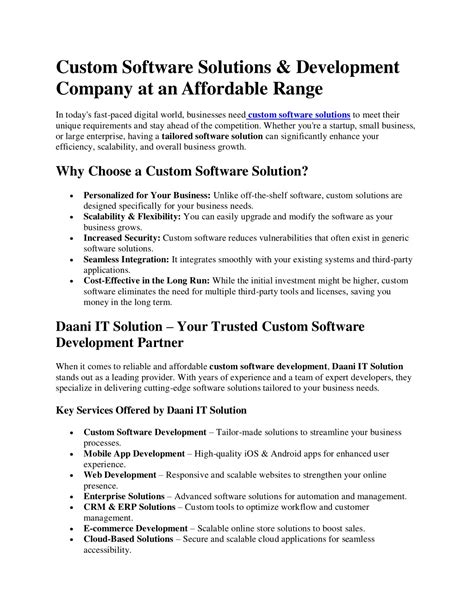 Ppt Custom Software Solutions Powerpoint Presentation Free Download Id 13977722