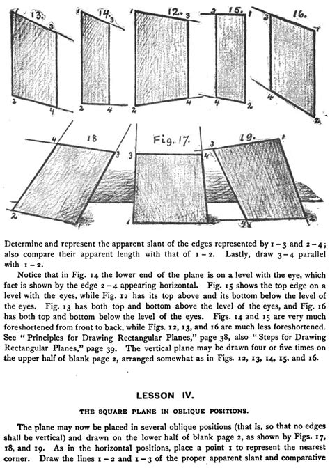 How To Draw Square Planes In Various Positions With These Drawing Lessons Tutorials