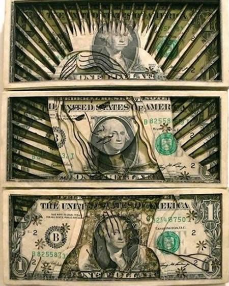 15 Cool Money Artworks Money Art Money Artwork Oddee