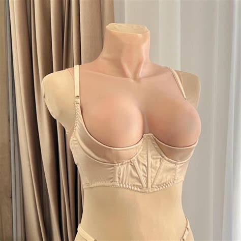 Satin Cupless Shelf Bra Corset Open Bust Lingerie Plus Size Etsy