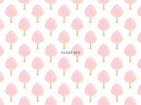 無料イラスト 桜の木の背景素材