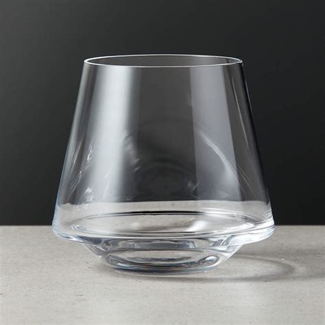 True Modern Stemless Wine Glass Reviews Cb2