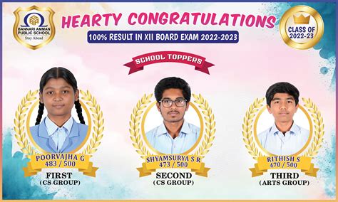Academic Excellence Celebrating Baps Toppers