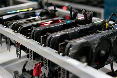 Premium Photo Bitcoin Mining Farm Gpu For Cryptocurrency Miner