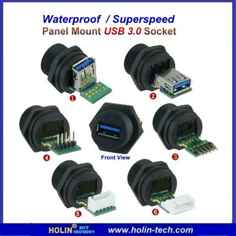 Waterproof Panel Mount Sealed Industrial Usb A Type Taiwantrade Com
