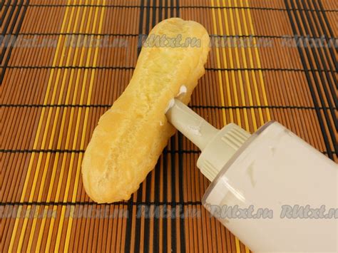 Заварные пирожные с белковым кремом 13 фото в рецепте