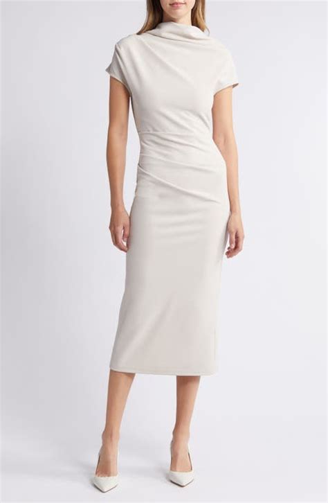 Womens Beige Midi Dresses Nordstrom