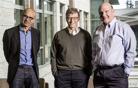 Satya Nadella Bill Gates Steve Ballmer Learning And Creativity