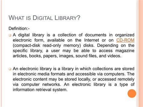 Digital Library Ppt