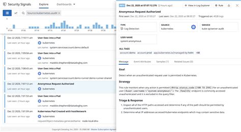 Key Kubernetes Audit Logs For Monitoring Cluster Security Datadog