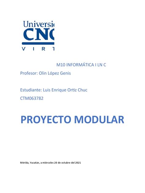 Proyecto Modular Pdf La Seguridad Informática Seguridad