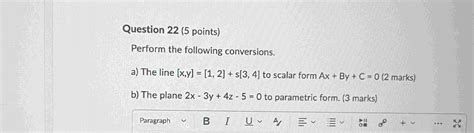 Solved Question 22 5 ﻿pointsperform The Following