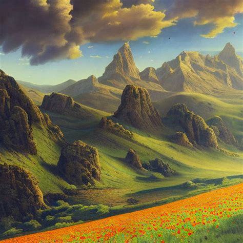 Poppy Field By Zoruagalaxy On Deviantart