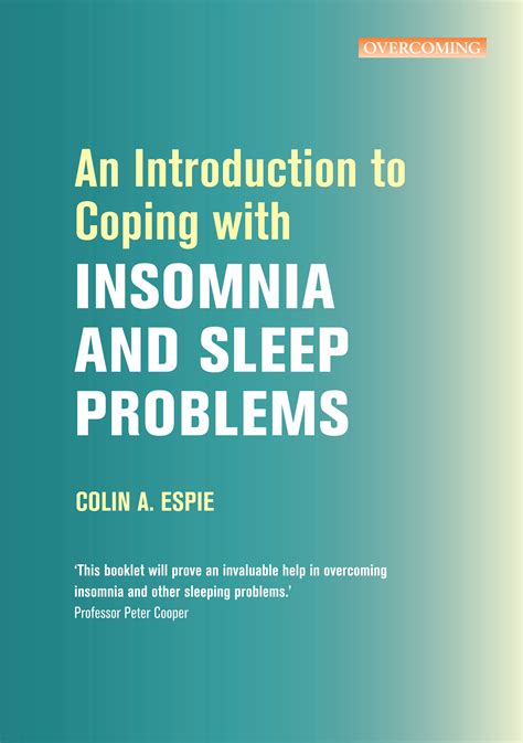 An Introduction To Coping With Insomnia And Sleep Problems By Colin Espie Books Hachette