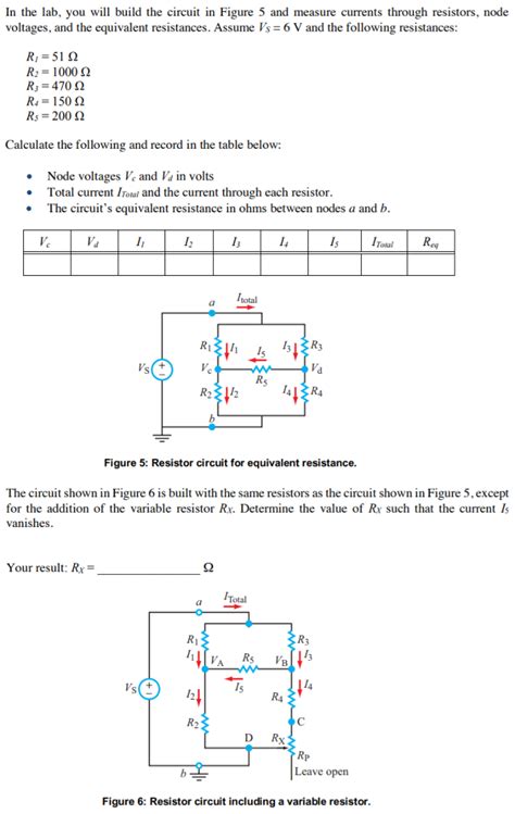 Solved In The Lab You Will Build The Circuit In Figure Chegg