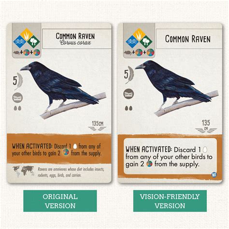 Wingspan Vision Friendly Cards Core Game Stonemaier Games