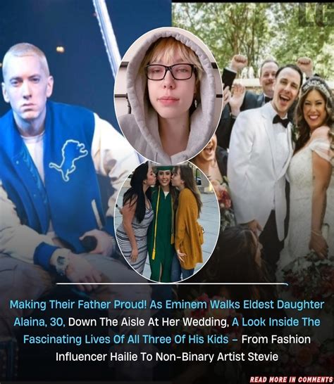 Making Their Father Proud As Eminem Walks Eldest Daughter Alaina 30