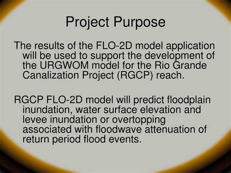 Ppt Flo 2d Model Development Rio Grande Canalization Project Reach