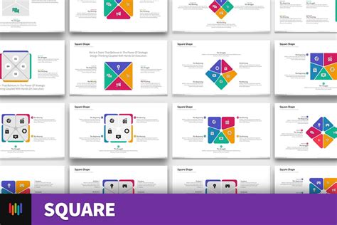 Square Shape Powerpoint Templates Powerpoint Slide Master Templates