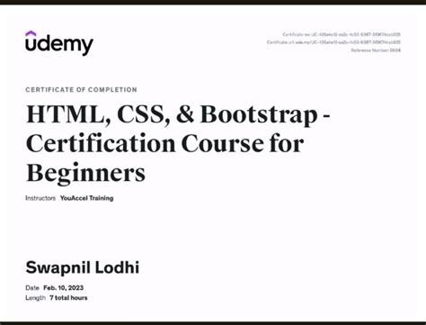 Swapnil Lodhi On Linkedin Udemy Share Css Html Learncoding Skillbuilding Course
