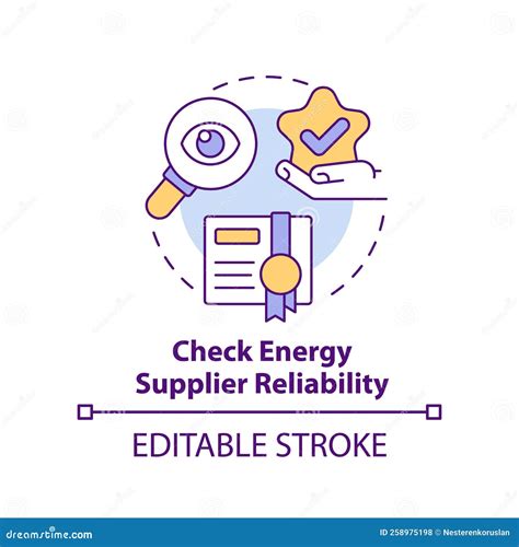Reliability Concept 2 Colored Line Icon Vector Illustration