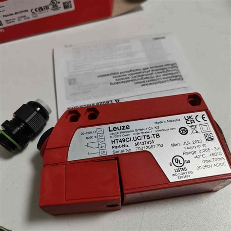 Leuze Electronic HT CI UC TS TB Diffuse Sensor TIMECO