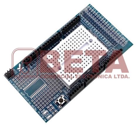 proto shield arduino mega protoboard beta componentes eletrônicos