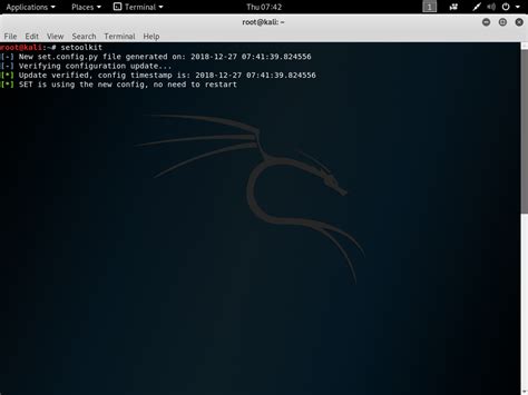Using Set Tool Kit To Perform Website Cloning In Kali Linux By