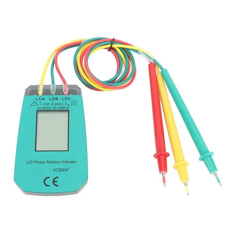 3 phase rotation indicator 3 phase sequence rotation tester led indicator detector checker
