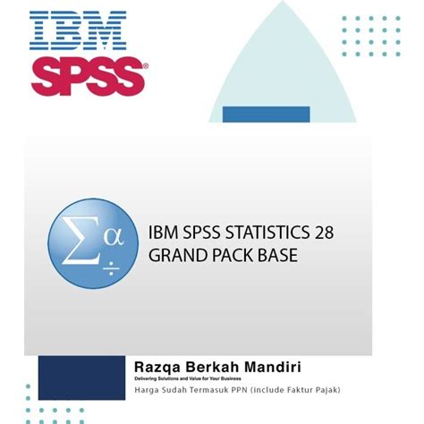 Jual Ibm Spss Statistics 28 Grand Pack Base 1 Year Shopee Indonesia