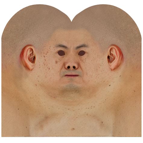 Male Head Texture Map 29