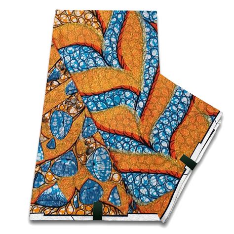 그랜드 슈퍼 100 코튼 아프리카 골드 왁스 원단 고품질 왁스 프린트 앙카라 원단 6 야드 여성용 패브릭 Vl 91 Aliexpress