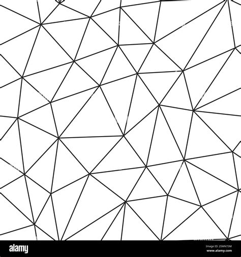 Triangles Vector Pattern Medium Triangles Size Thin Lines Weight Repeatable Pattern Seamless