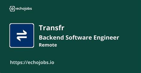 Transfr Is Hiring Backend Software Engineer Integrations Usd 130k 150k Remote Java Python