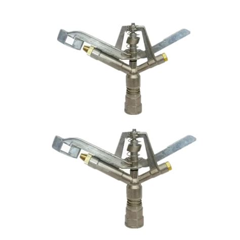 아연 합금 로터리 로커 암 금속 노즐 급수 스프링클러 정원 잔디 분무기 Mirco 관개 피팅 1 인치 티몬