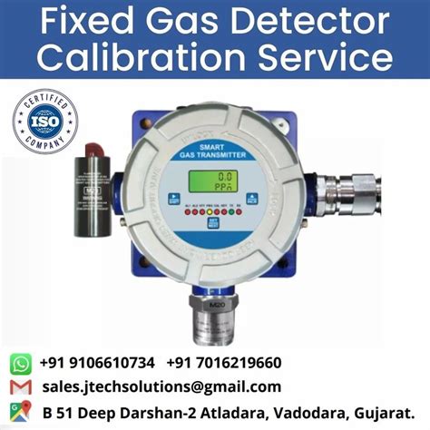Fixed Type H S Gas Detector Calibration At Instrument In Vadodara ID