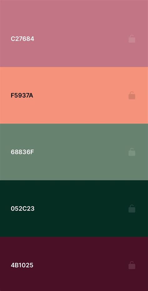 Primary Color Scheme Flat Color Palette