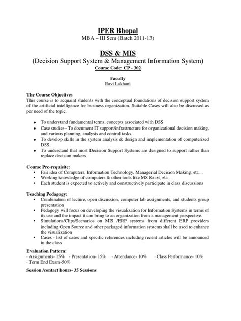 Decision Support System And Management Information System Pdf Decision Support System