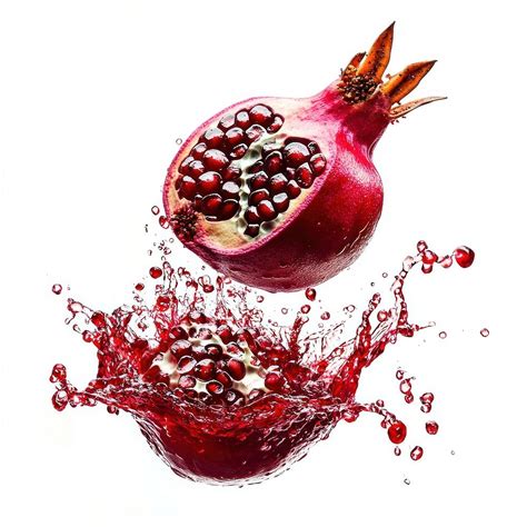Exploding Full Pomegranate Pomegranate Splash Free Photo Rawpixel