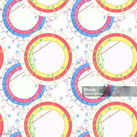 원활한 패턴 Synastry 산 후 점성술 차트 조디악 표지판 벡터 일러스트 레이 션 0명에 대한 스톡 벡터 아트 및 기타 이미지 0명 벡터 별 Istock