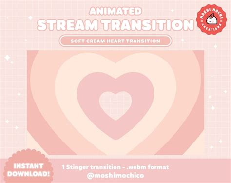 Animated Stinger Transition For Twitch Scene Transition Etsy