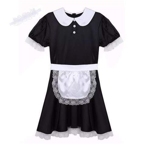 Sissy Melissa Black French Maid Sissy Set 3 Piece Set Cuck In Chastity