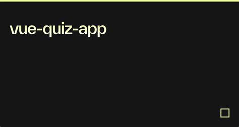 Vue Quiz App Codesandbox