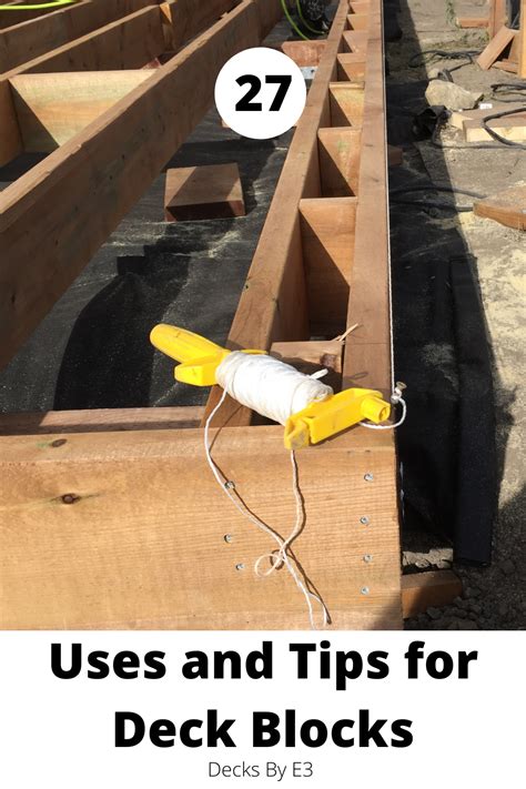 Uses And Tips For Deck Blocking Artofit