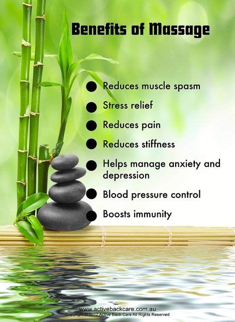 Benefits Of Massage Wellness Health Massage Benefits Shiatsu